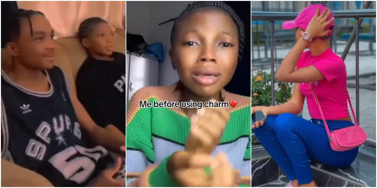 Lady shows her transformation 3 months after using charm on boyfriend ...