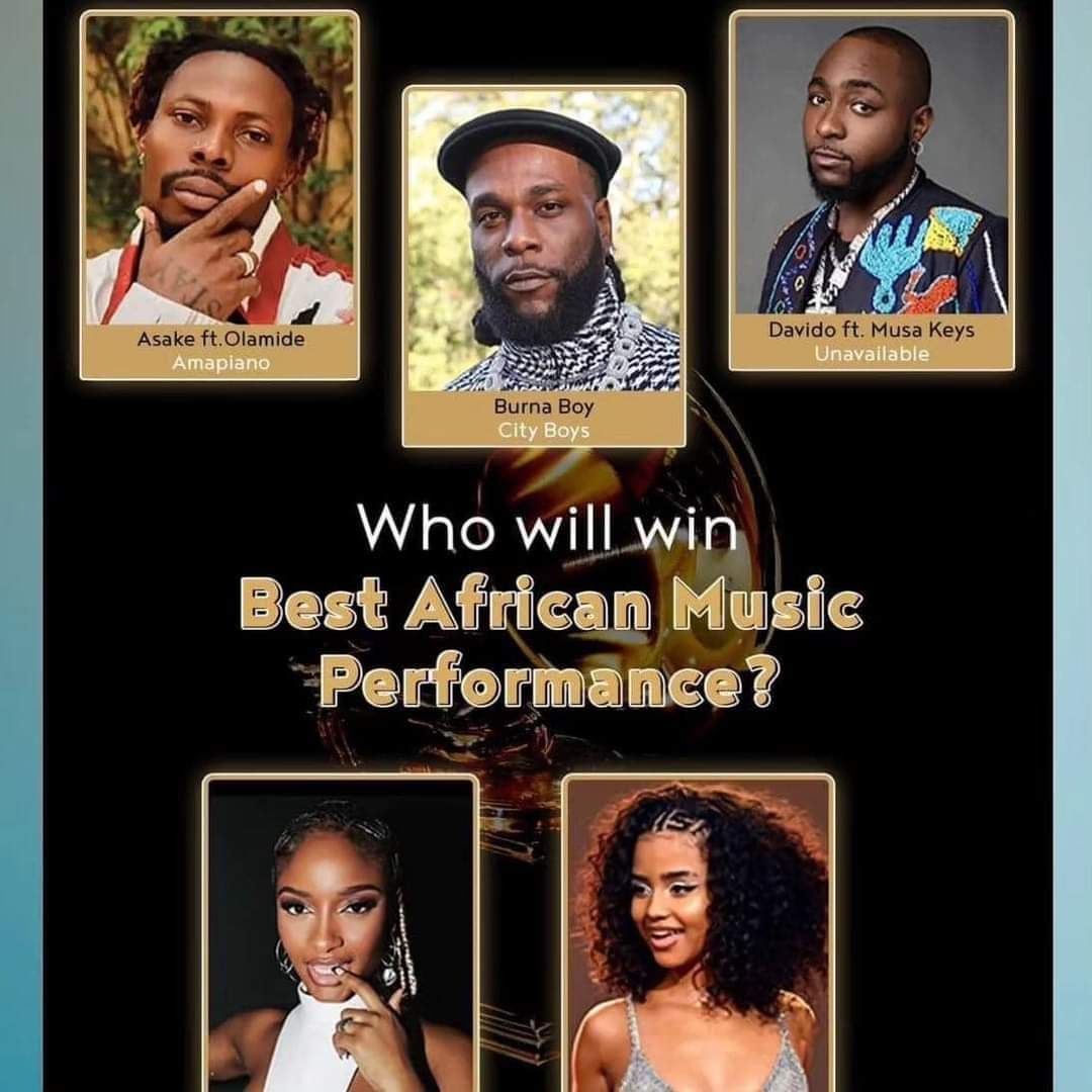 Tyla beats Davido and Burna Boy to best African Performance awards at ...