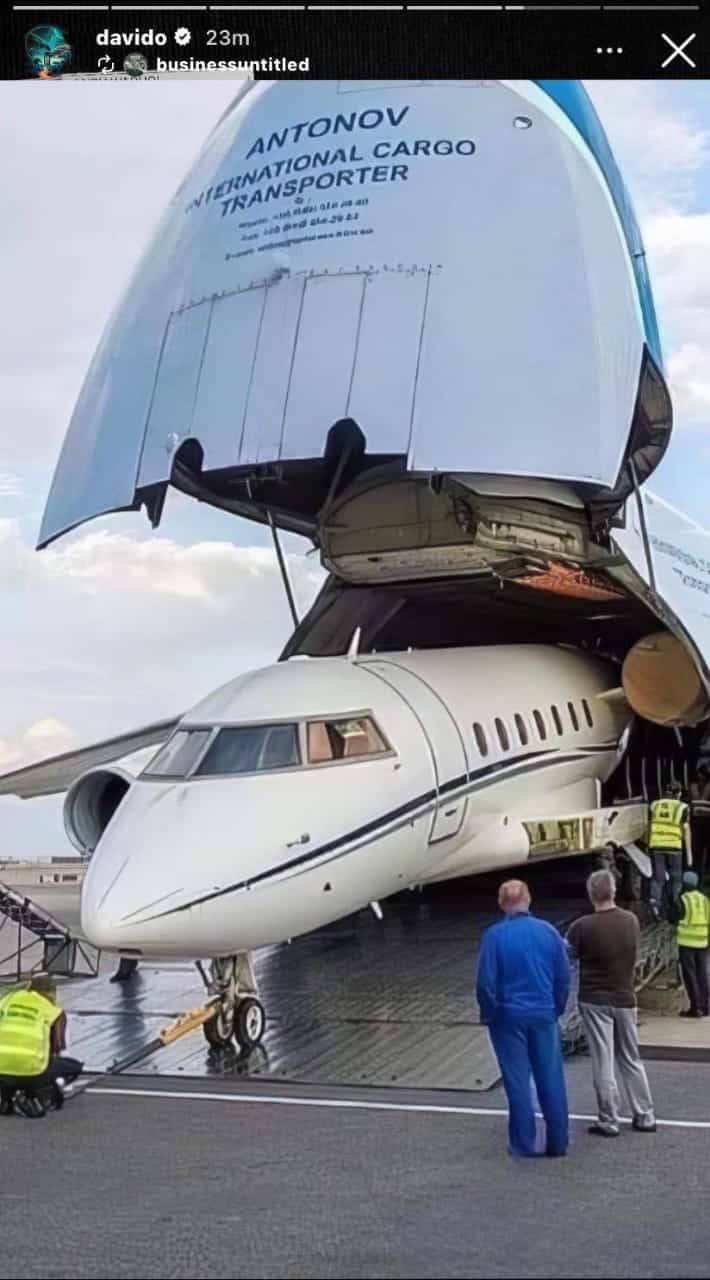 Davido’s new private jet reportedly lands in Nigeria — Akelicious