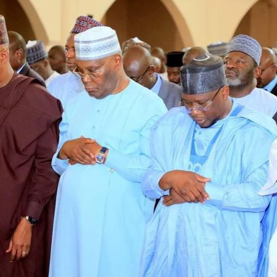 Atiku Abubakar Attends Burial Of Former EFCC Chair, Ibrahim Lamorde, in ...