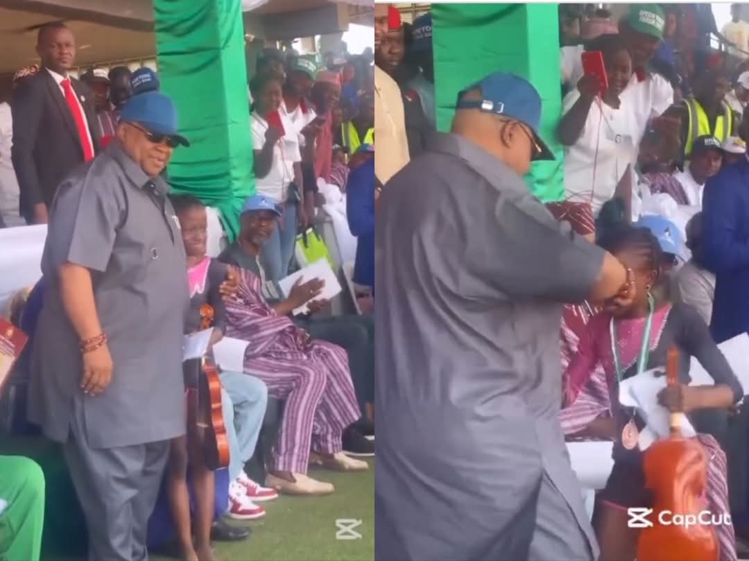 Governor Adeleke Shows Off Dance Moves with Gymnast Oluwasemilore at ...